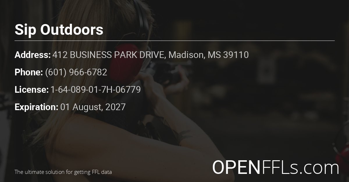 OpenFFLs.com - Sip Outdoors 1-64-089-01-7H-06779